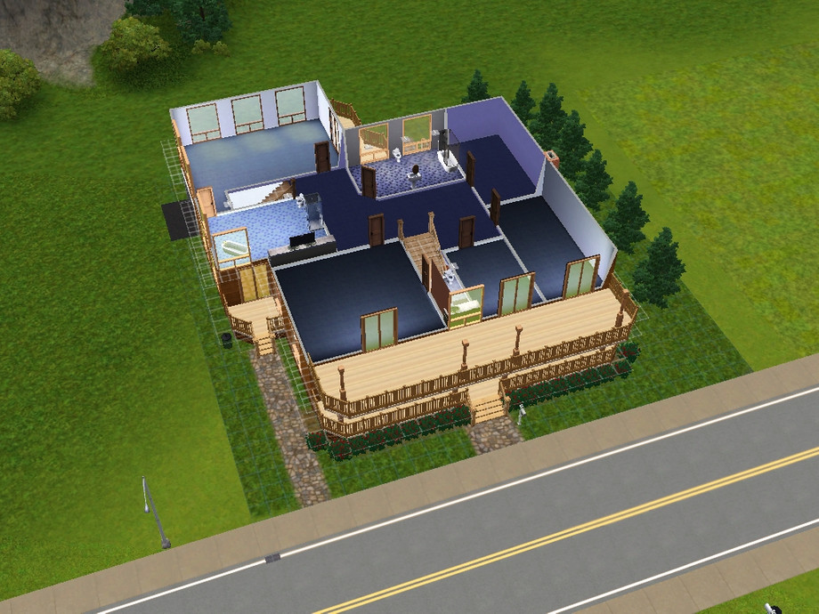 The Sims Resource | Colonial & Cottage Style Home