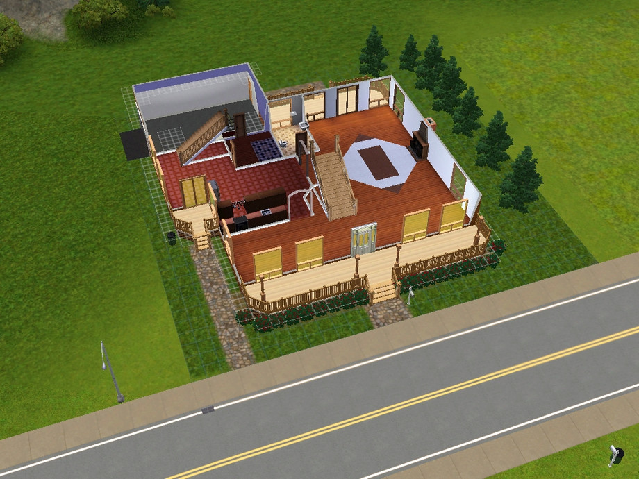 The Sims Resource | Colonial & Cottage Style Home