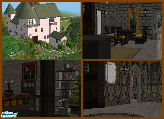 The Sims Resource - Green church house