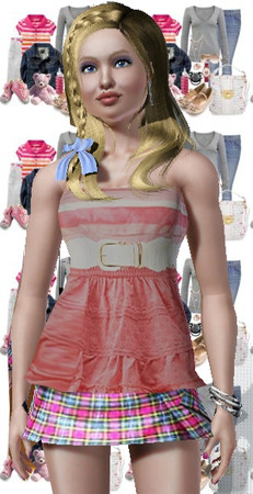 The Sims Resource | DD06_Babydoll tube top