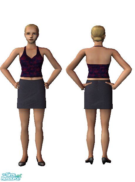 The Sims Resource | Red/Blue leaves