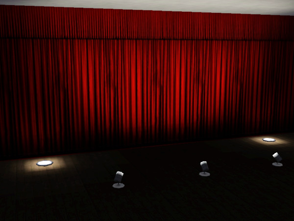 The Sims Resource | Stage Curtain Wall