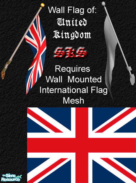 The Sims Resource | Wall Flag - United Kingdom