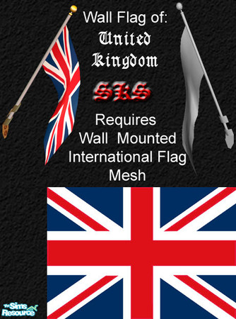 The Sims Resource - Wall Flag - United Kingdom