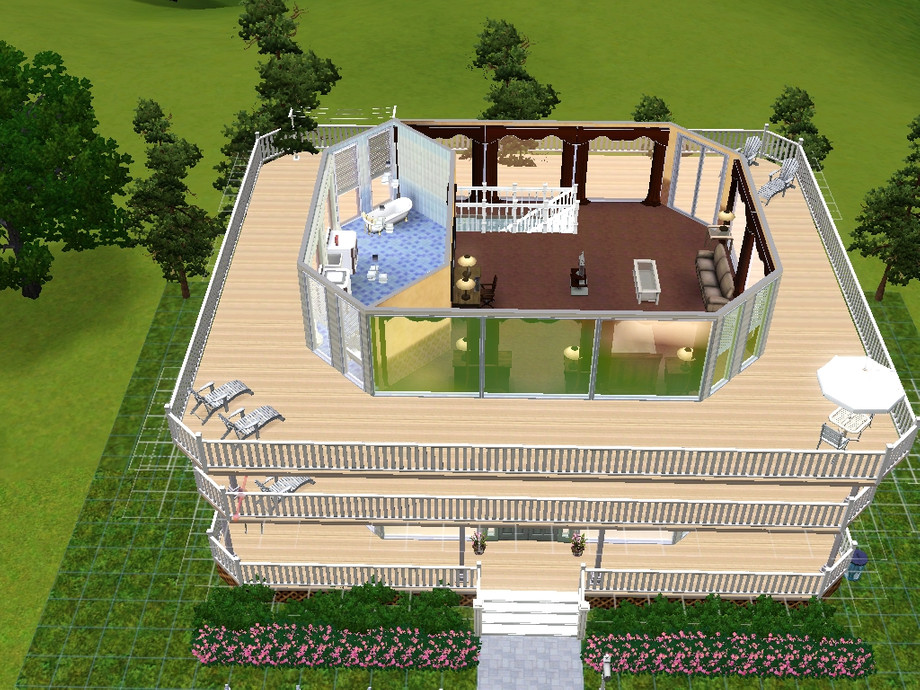 The Sims Resource - 3 story contemporary