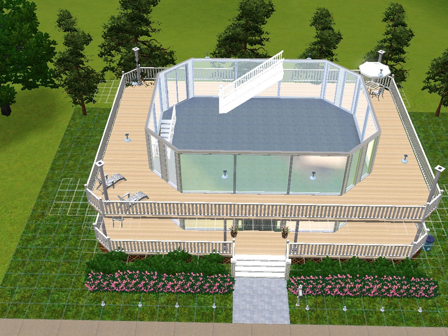 The Sims Resource - 3 story contemporary