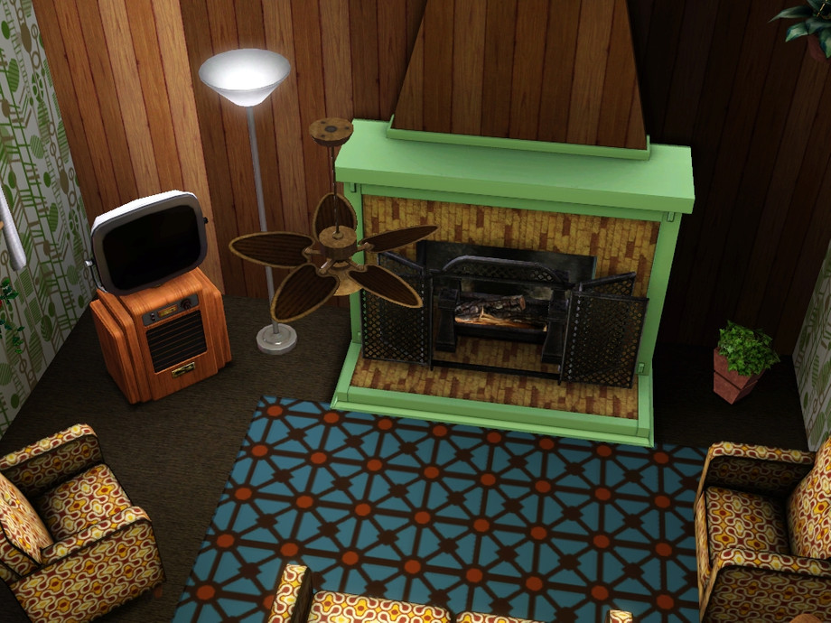The Sims Resource | Retro Houses Collection - 1264 Mosonic Drive
