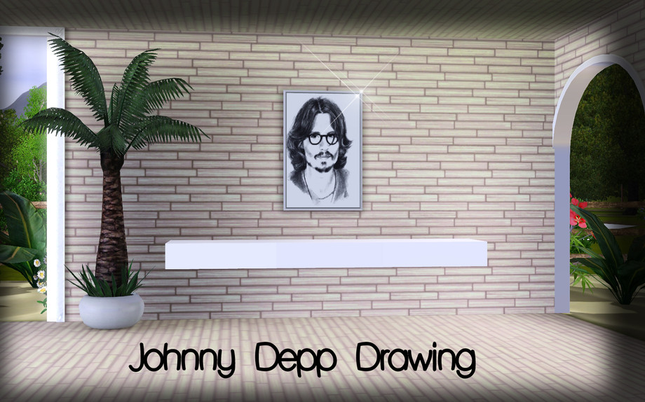 The Sims Resource | Johnny Depp Drawing