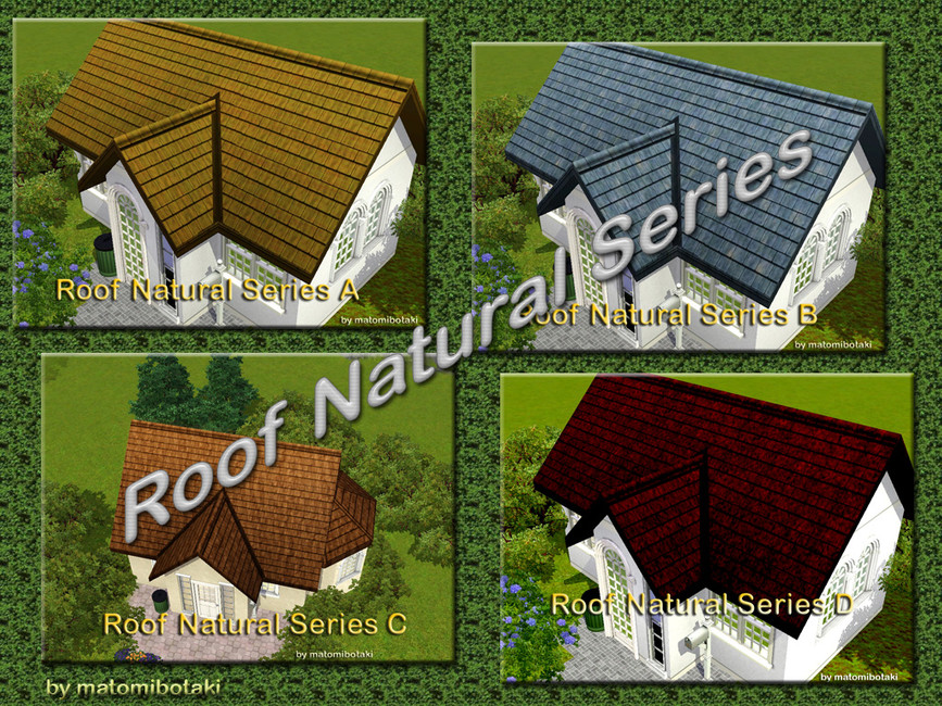 The Sims Resource - Roof Natural Series