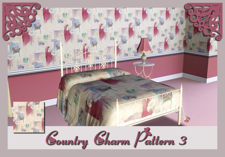 The Sims Resource - Country Charm Pattern Set