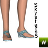 The Sims Resource | Wedgie Thong Sandals