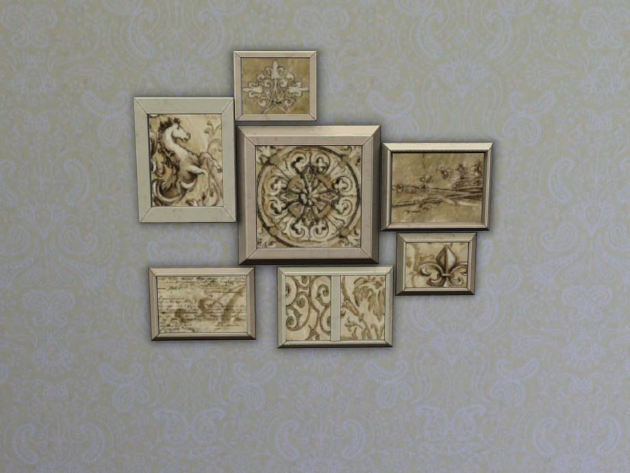 The Sims Resource | Renaissance Design Framed Art