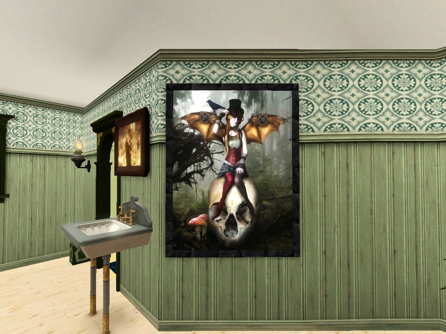 The Sims Resource - Para_Steampunk Prints 4