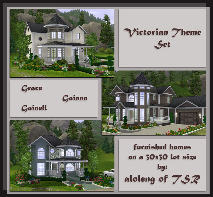 The Sims Resource - Victorian Theme Set