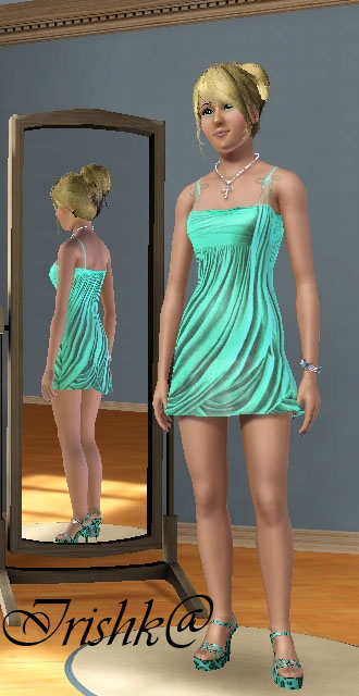 The Sims Resource | Green dress