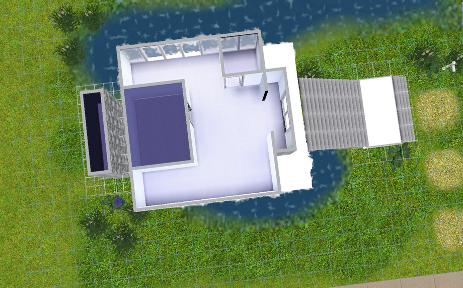 The Sims Resource | 'Skybox ll' - Minimalist house