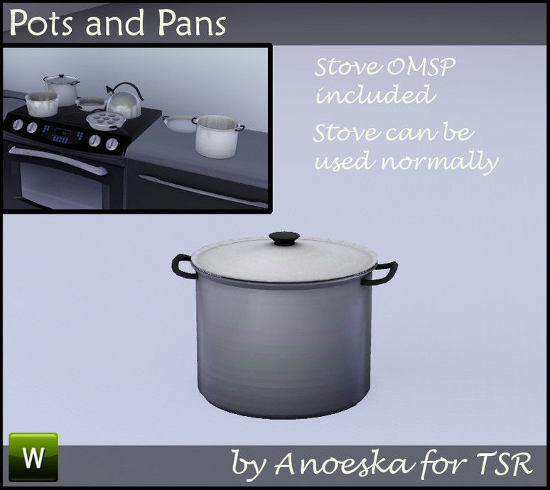 The Sims Resource | Pots and Pans Pan 6