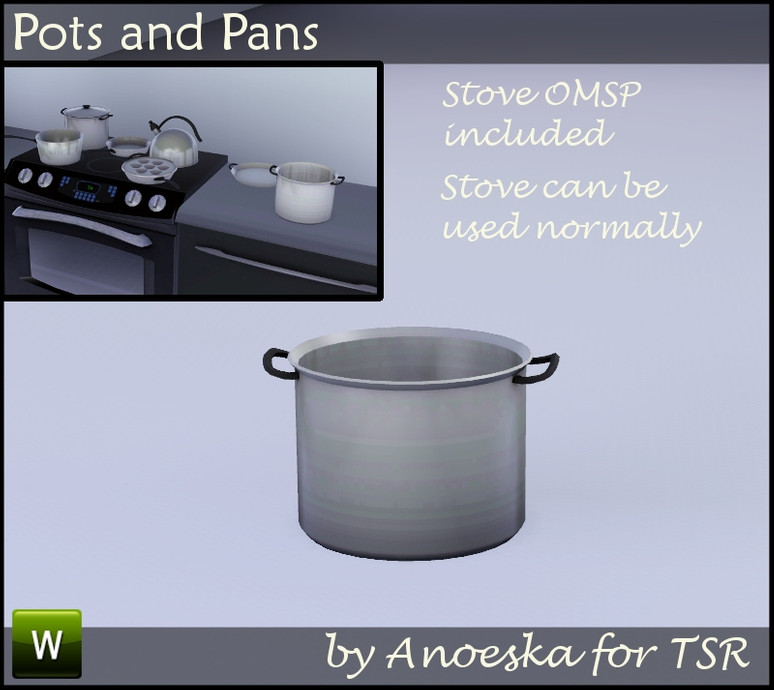 The Sims Resource | Pots and Pans Pan 4