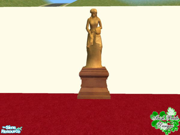 The Sims Resource | Roman Red Bedroom - Statue