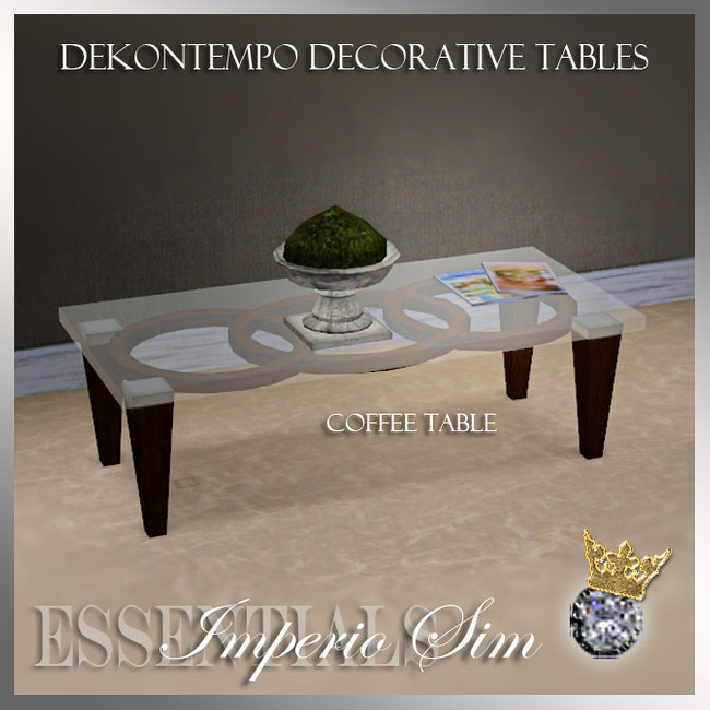 The Sims Resource - 3DL Imperio Sim Dekontempo Coffee Table