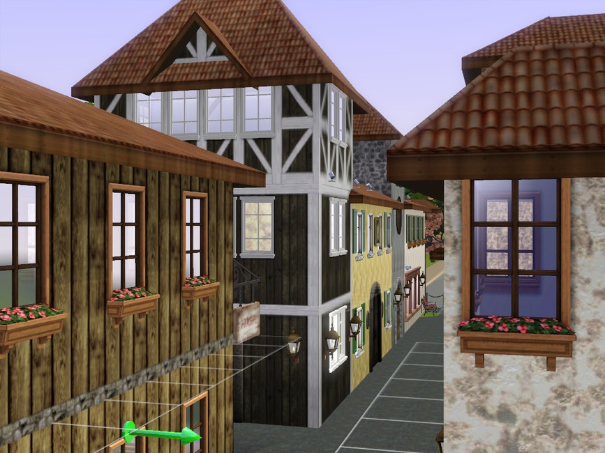 The Sims Resource - North European Town Centre By MaRcO_Italy