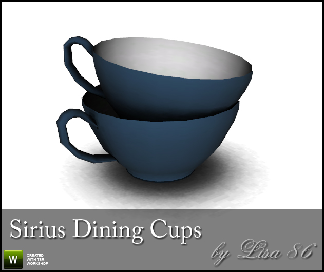 The Sims Resource | Sirius Dining Cups