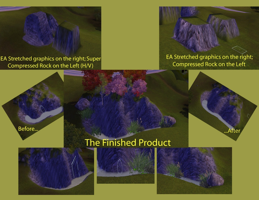 The Sims Resource - Compressed Rock Terrain Paints Set