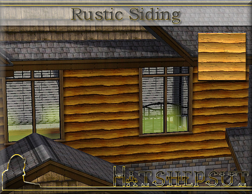 The Sims Resource - Rustic Siding