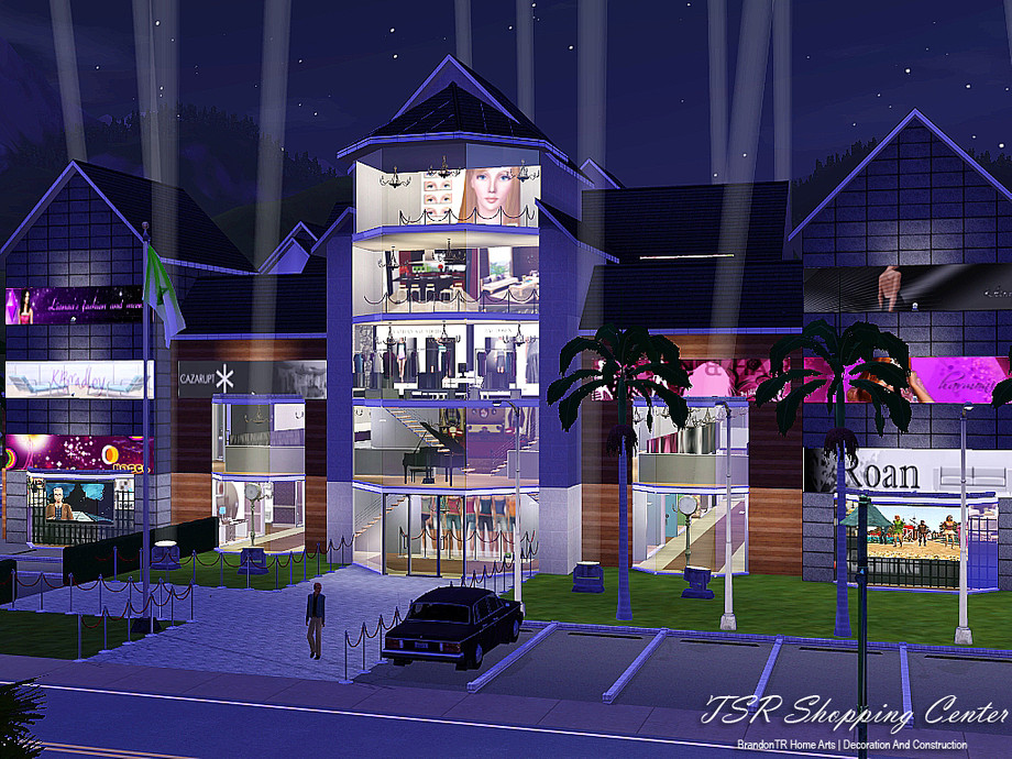 The Sims Resource | TSR Shopping Center made by BrandonTR