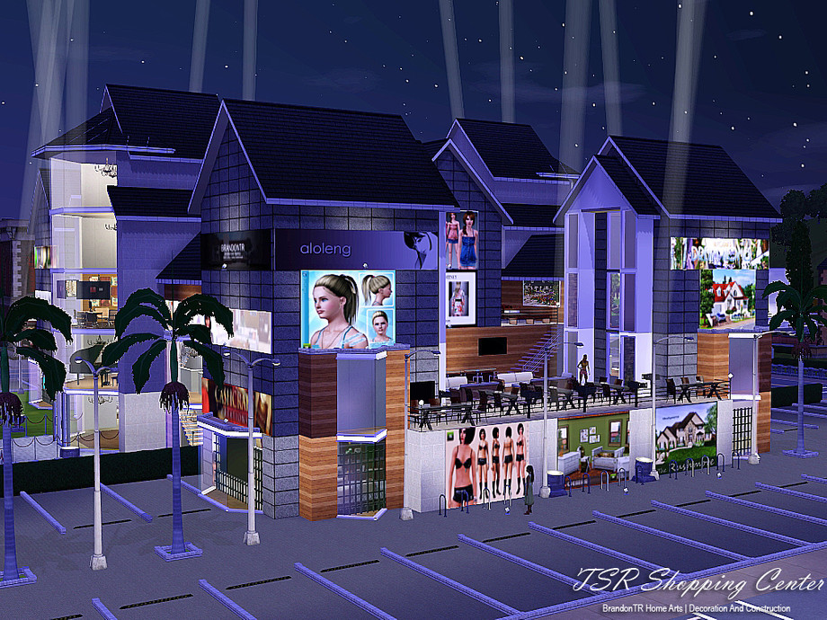 The Sims Resource | TSR Shopping Center made by BrandonTR