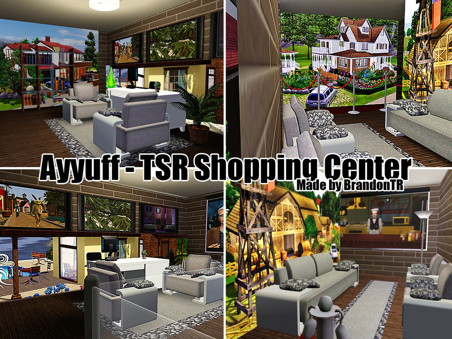 The Sims Resource | TSR Shopping Center made by BrandonTR