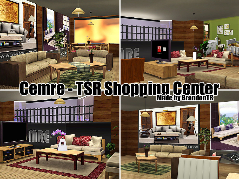 The Sims Resource | TSR Shopping Center made by BrandonTR