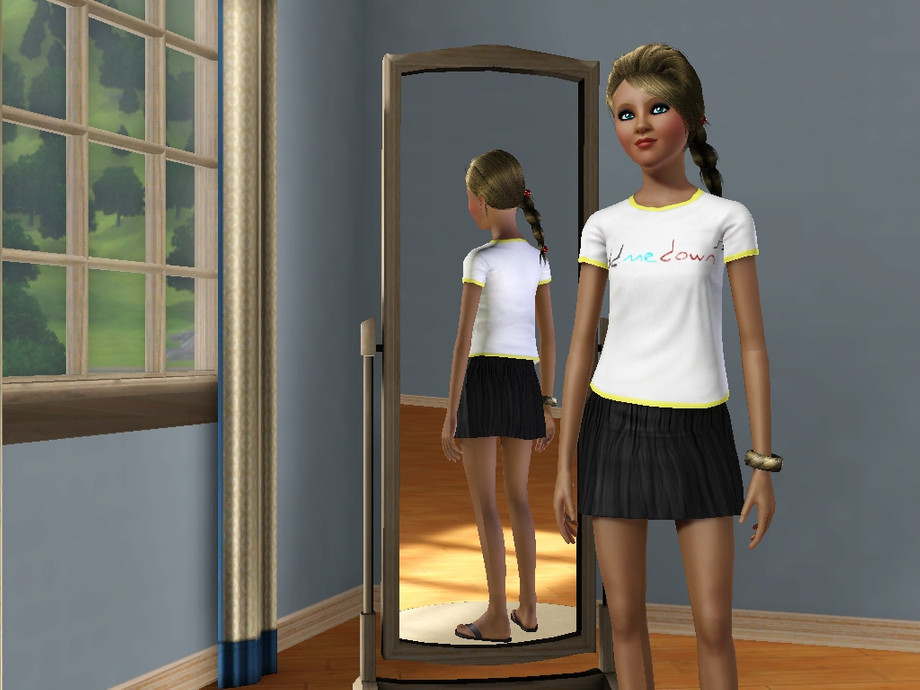 The Sims Resource | Teen You Me At Six Tee.