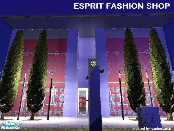 The Sims Resource | ESPRIT FASHION SHOP