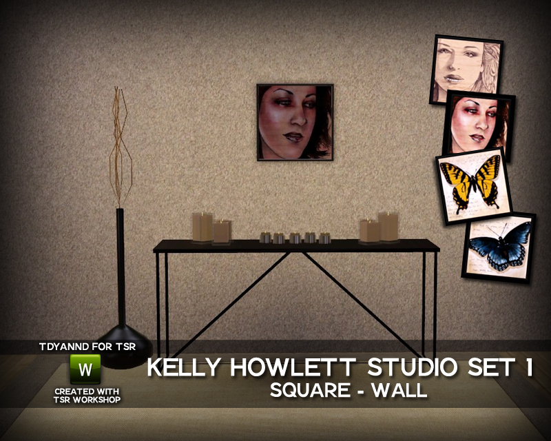 The Sims Resource | Kelly Howlett Studio Set Square Wall