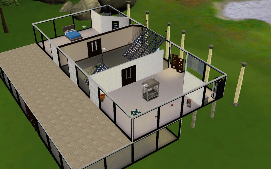 The Sims Resource - Glass Mansion_modern