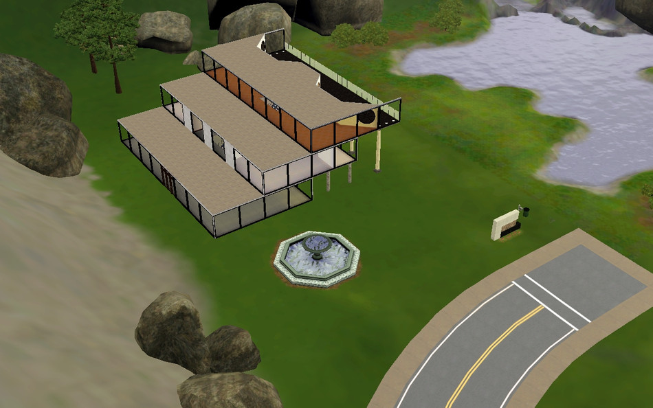The Sims Resource - Glass Mansion_modern