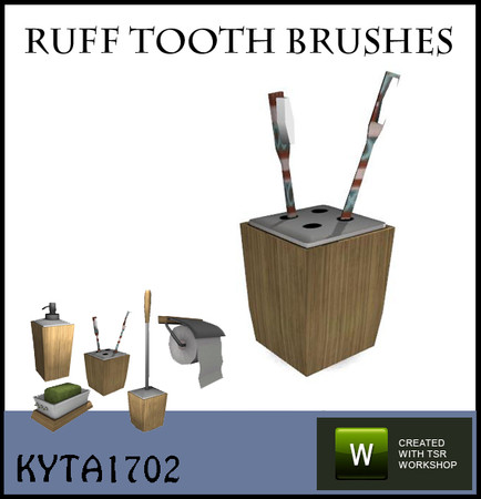 The Sims Resource | Ruff toothbrushes