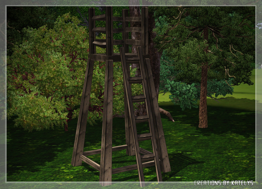 The Sims Resource - Deer park - Open deer-stand
