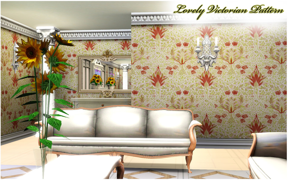 The Sims Resource - Lovely Victorian Pattern