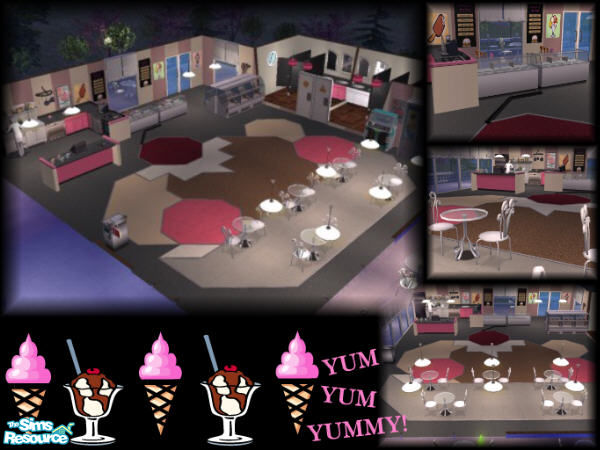 The Sims Resource | The Rock Rabbit Ice Cream Shop