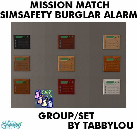 The Sims Resource | TL - MM SimSafety V Burglar Alarm