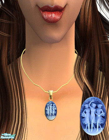The Sims Resource | Necklaces 2 - Locket 06