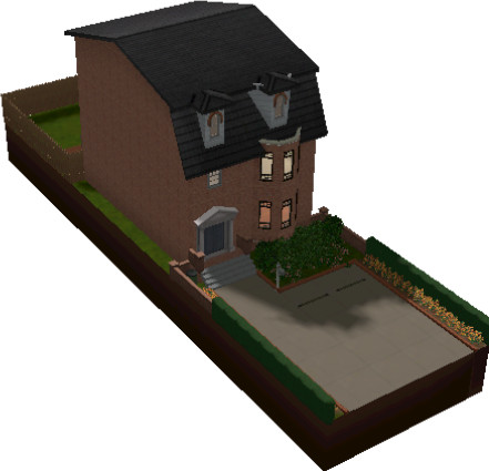 The Sims Resource | Marion's Place Right Row House