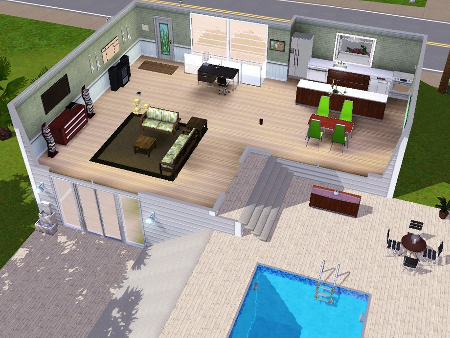 The Sims Resource | Pool Party Pad