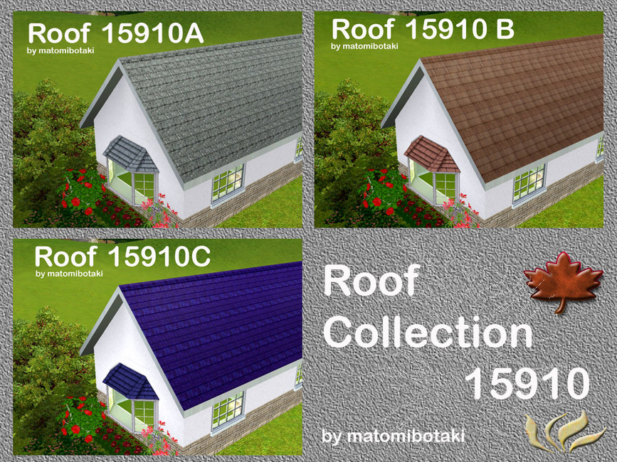 The Sims Resource - Roof Collection 15910