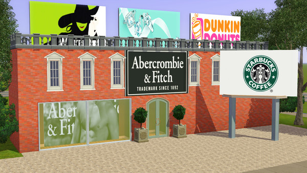 The Sims Resource | City Billboard Signs