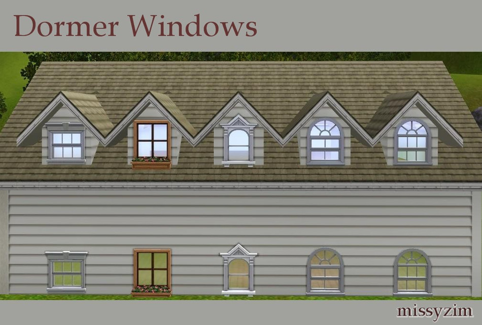 The Sims Resource - Dormer Windows
