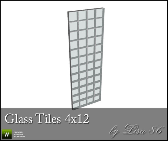 The Sims Resource | Glass Tile 4x12