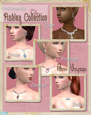 The Sims Resource | The Ashley Collection (BonVoyage)